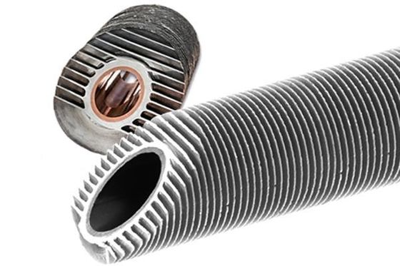 Extruded High Copper Radiator Finned Tubes With 10.5mm Fin Height