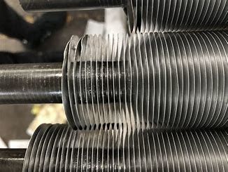 Fluted G type Fin Tube with Fin Root Thickness 0.5mm & 0.3mm at tip