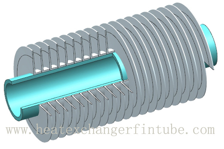 Air Cooled Heat Exchanger Helical Aluminum L/LL/KL Type Fin Tube API ...