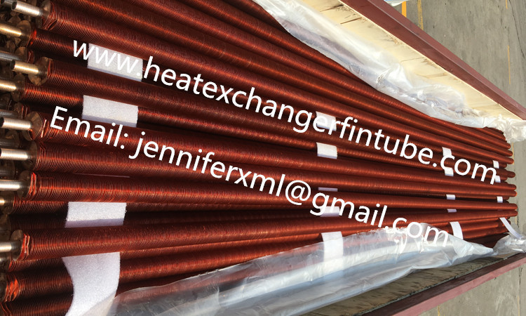 Type L Tension Wrapped Finned Tubes With C12200 Copper Fins And Fins ...