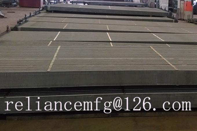 Continous Piece Single Row Flat Fin Tube , Fin Per 1 Meter 250 Or 333