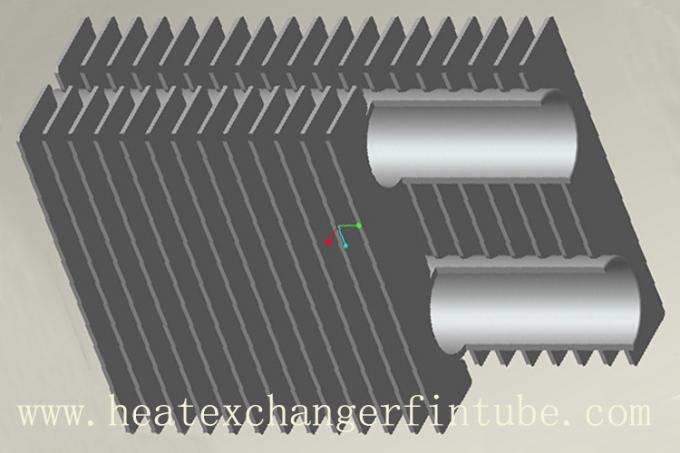 SA210 Gr. A1 Seamless Carbon Steel Rectangular Double H welding Fin ...