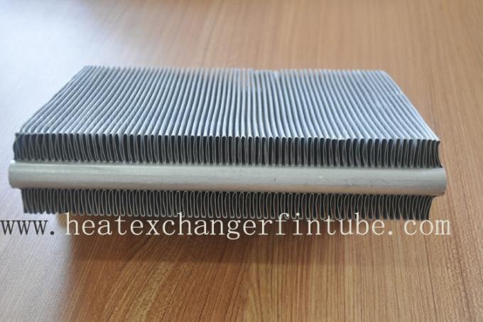 Continous Piece Single Row Flat Fin Tube , Fin Per 1 Meter 250 Or 333