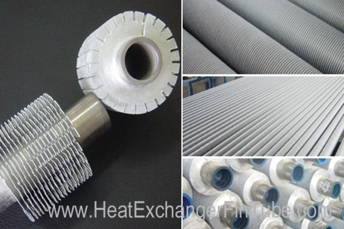 Extruded OD 1'' Aluminum Finned Tubes With 10 FPI Fin Densities Segment ...